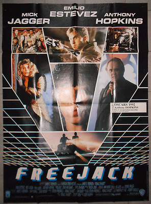 Poster FREEJACK Emilio Estevez MICK JAGGER René Russo 120x160cm | eBay