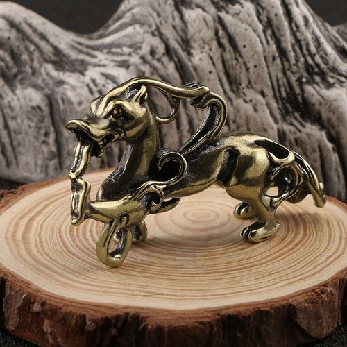 Brass Dragon Figurine Small Dragon Statue House Decoration Animal ...