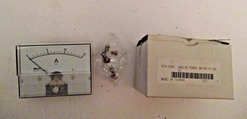 NOS VINTAGE TOY MODEL RAILROAD ANALOG PANEL METER ~ DERE DE-680 15A DC ...