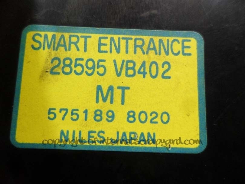 Nissan Patrol GR Y61 97-13 2.8 RD28 SWB smart entrance control unit ...