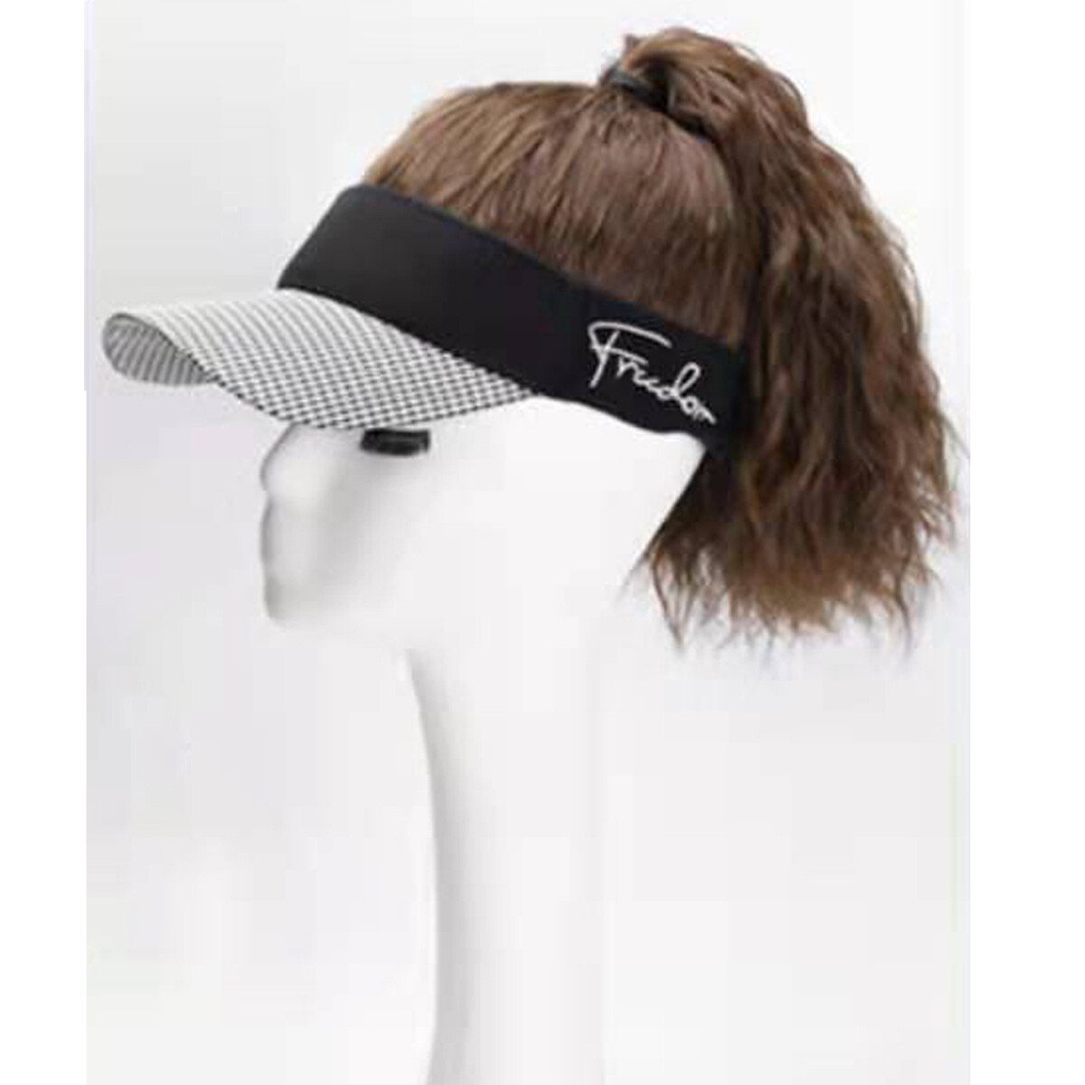 Women Baseball Cap with Curly Wavy Ponytails Outdoor Golf Sun Visor ...