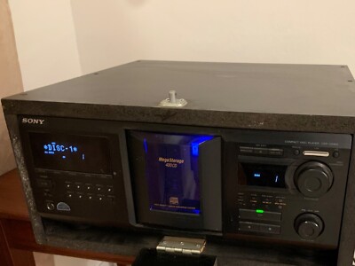 Sony CDP-CX400 400 Disc Mega CD Storage Player For Parts/Restoration ...