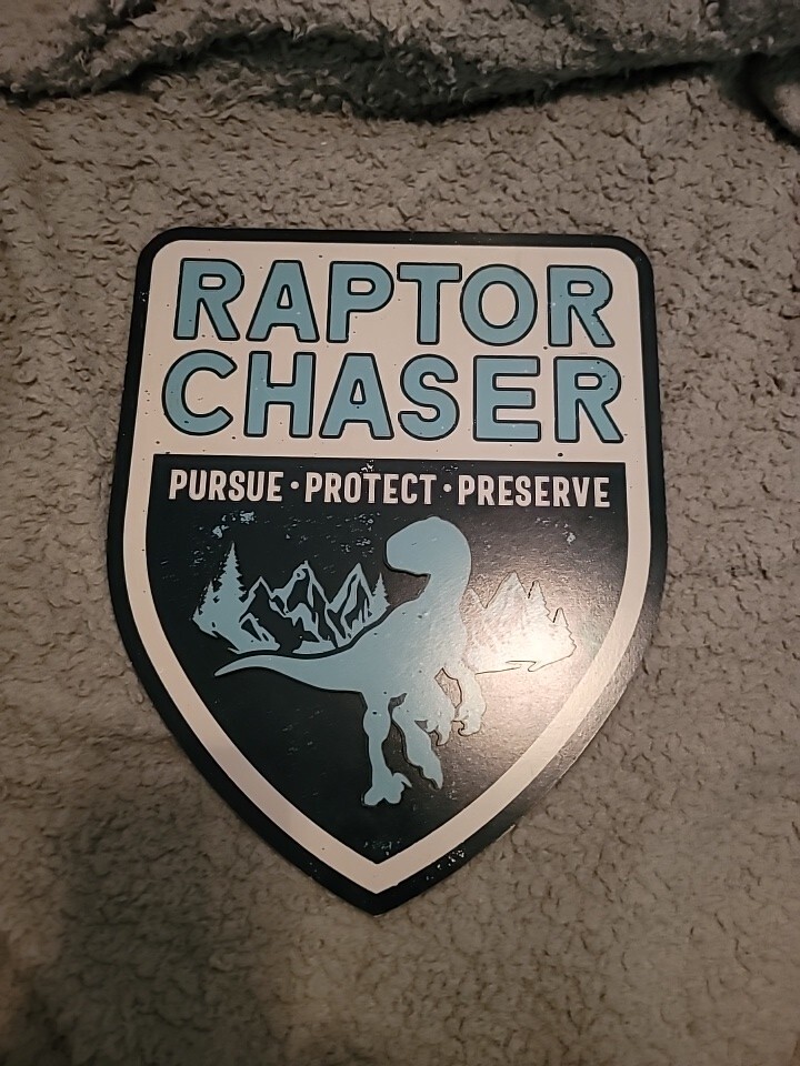 Universal Studios Jurassic World Raptor Wall Decor Sign | eBay