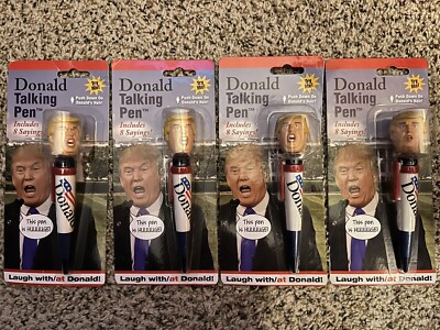 Talking Donald Trump Pen Collectible Edition - 8 Sayings in His Real ...