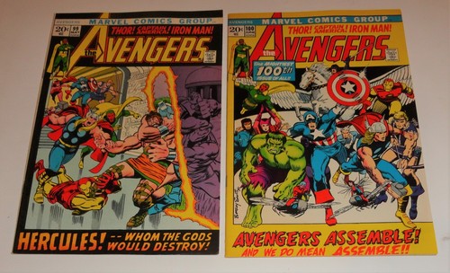 AVENGERS #99 AND #100 BARRY SMITH CLASSICS EVERY AVENGERS NICE 9.0/9.2 ...