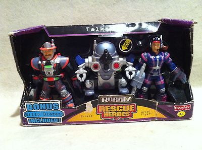 Rescue Heroes Robotz Ariel Flyer E-Ject & Billy Blazes Set Factory ...