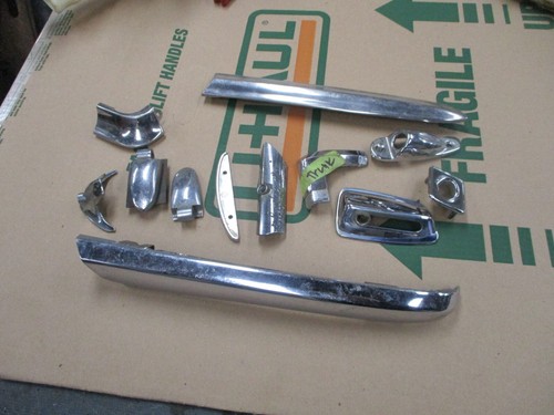 Vintage Mopar Misc Mixed Chrome Parts LOT (12) Pieces | eBay