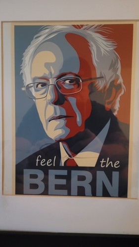 VERY RARE! Bernie Sanders Autographed 2016 Shepard Fairey Style Art ...
