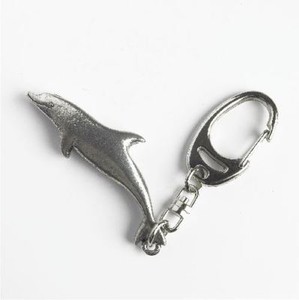 Solid Pewter Dolphin Key Fob Or Key Ring 5055885089669 | eBay