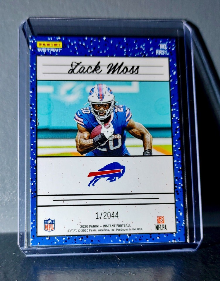 Zack Moss 2020 Panini NFL Rated Rookie Retro #31 Rookie Football Card 1 ...