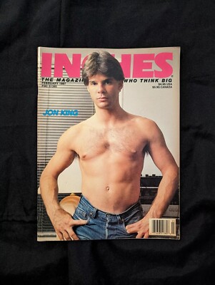 INCHES Magazine February 1987 JON KING Gay Interest Playgirl like Rare ...