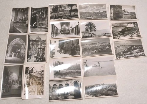 34 Antique Jerusalem Real Photo Postcards Nazareth Holy Churches ...