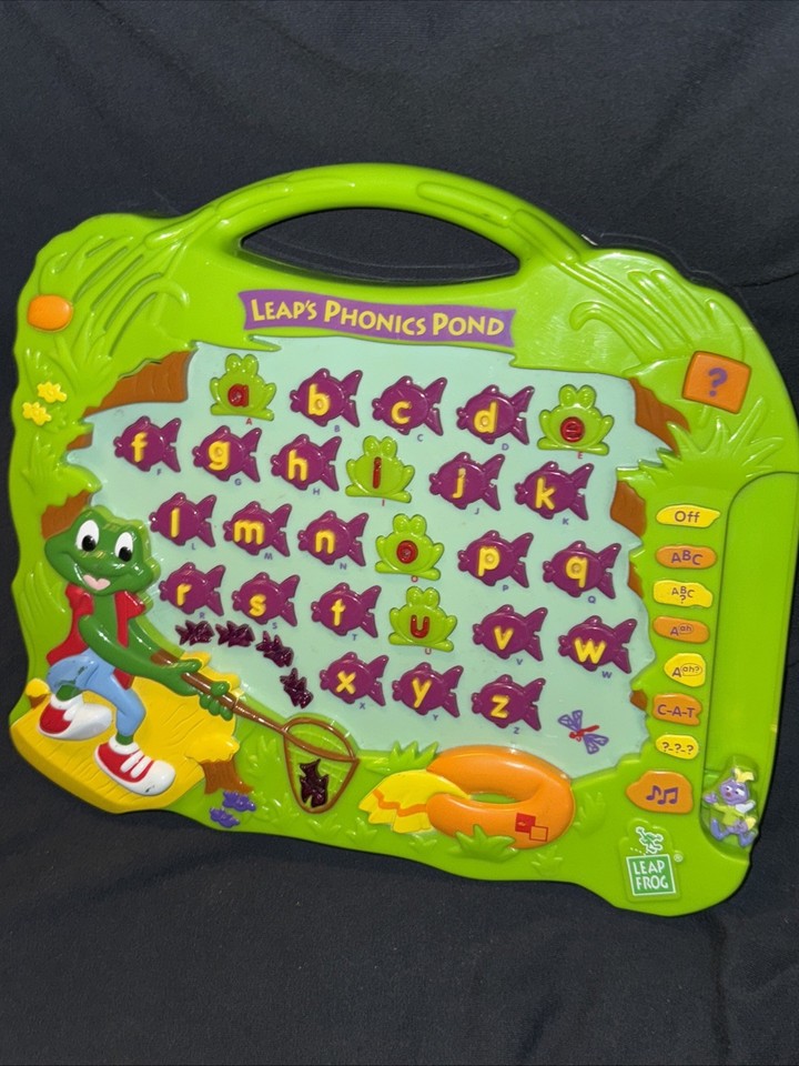 Leap's Phonics Pond Leap Frog 2000 Works Great Learning Game ...