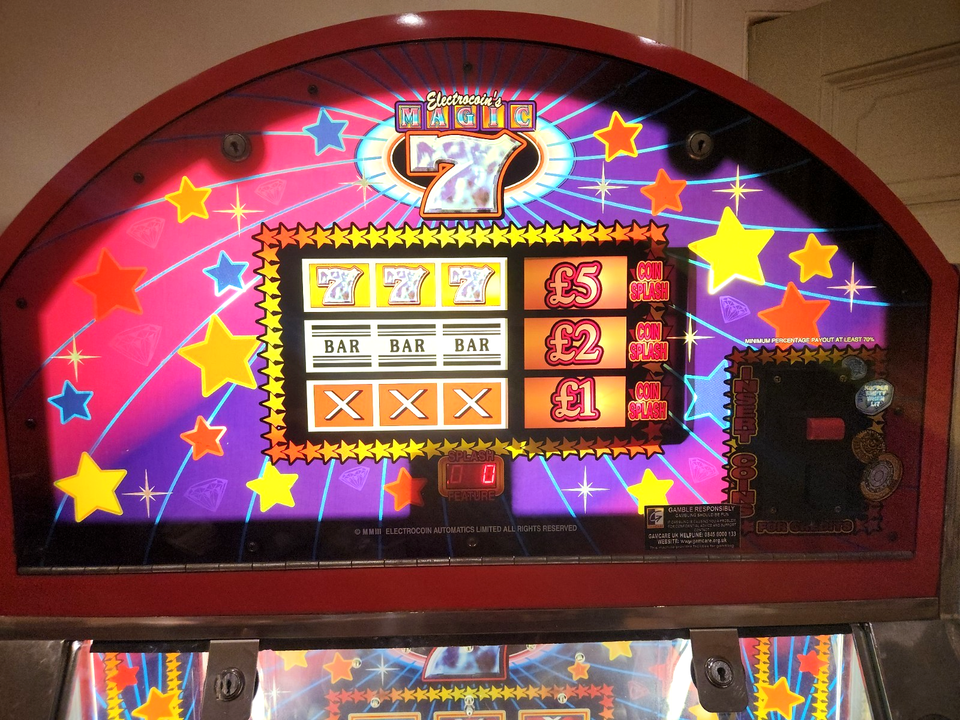 MAGIC 7 10p COIN PUSHER / FRUIT ARCADE MACHINE BY ELECTROCOIN | eBay UK