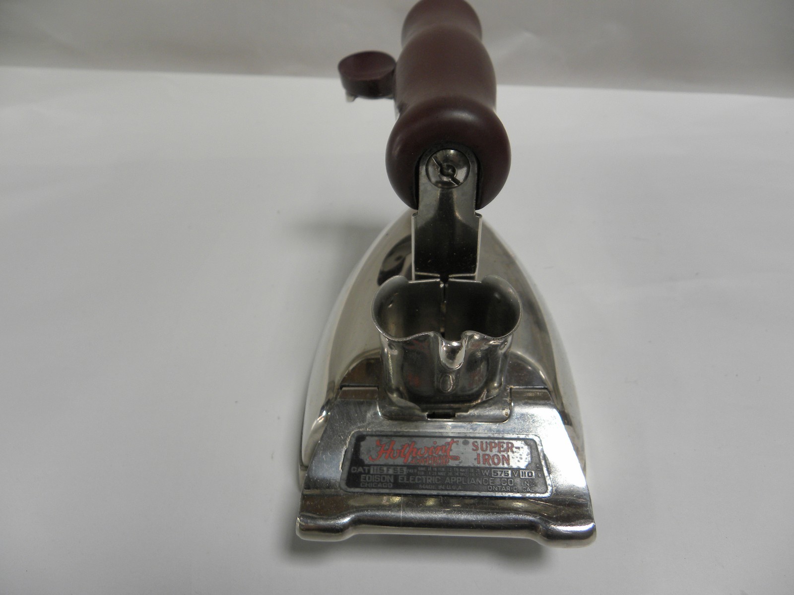 Vintage Antique Hotpoint "Super Iron" Electric Clothes Iron (A6) | eBay