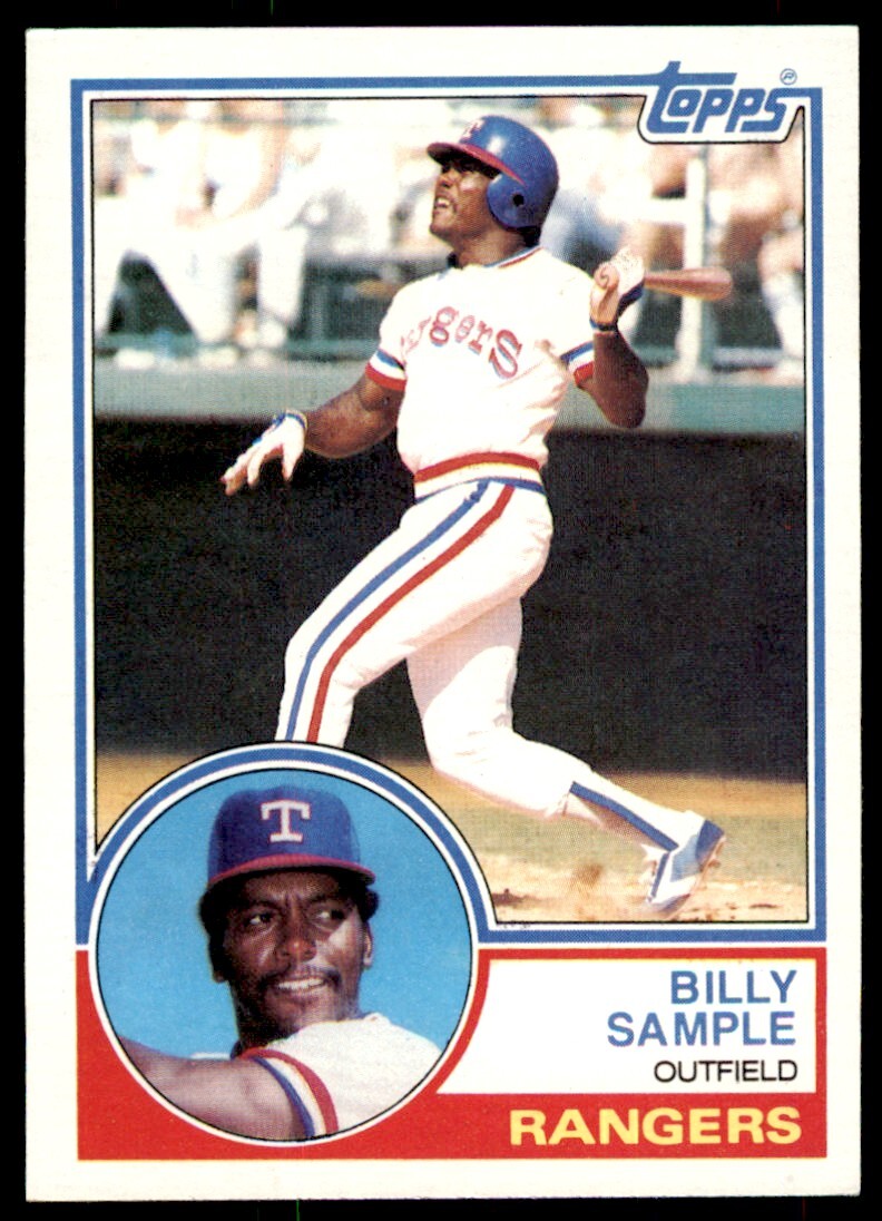 1983 Topps Billy Sample . Texas Rangers #641 | eBay