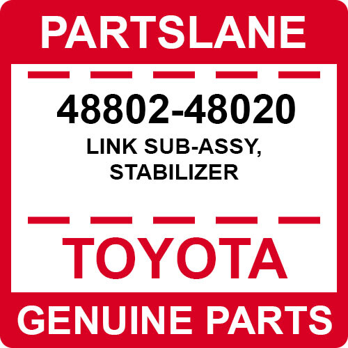 48802-48020 Toyota OEM Genuine LINK SUB-ASSY, STABILIZER | eBay