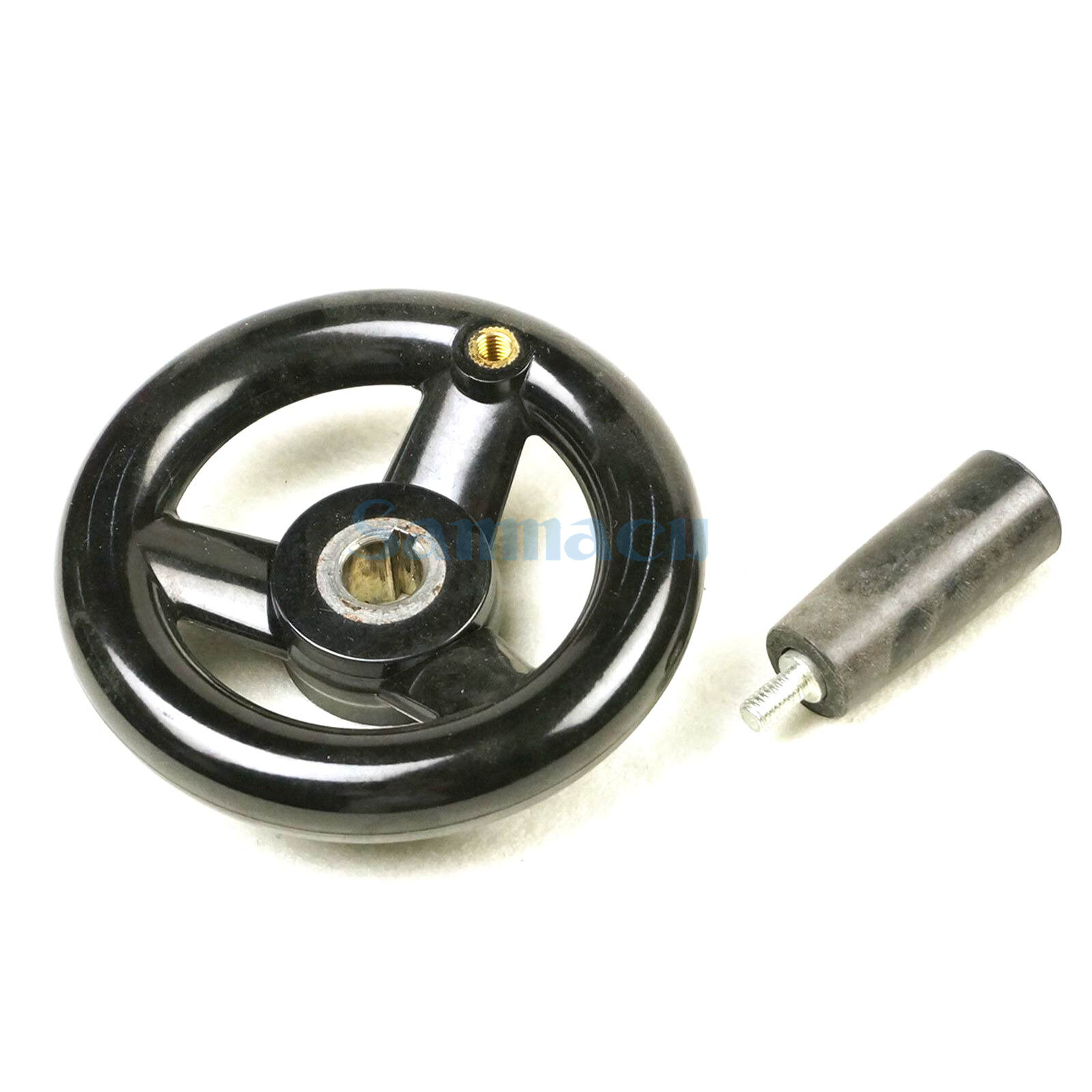 200mm Handwheel 3-Spoke Bakelite Hand Wheel - 200mm Diameter, Black ...