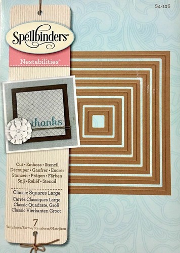SPELLBINDER CUT EMBOSS & STENCIL DIES ~CLASSIC SQUARES LARGE S4-126 | eBay
