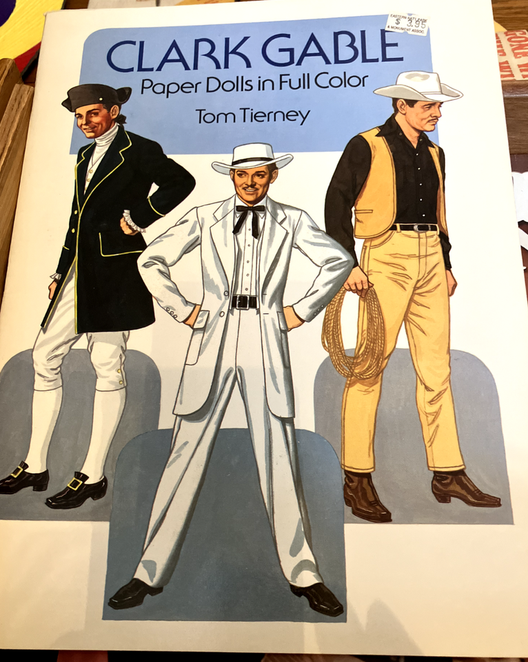 Paper Doll Tierney paper dolls lot Vivan Leigh, Clark Gable & Civil War ...