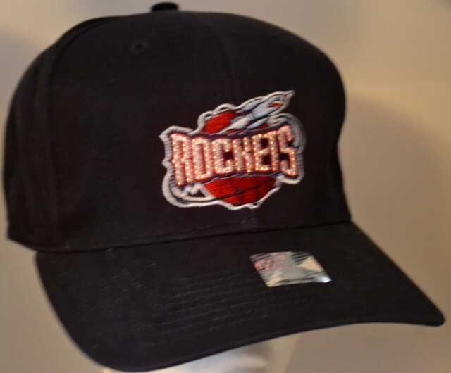NBA Houston Rockets Hat, Cap, NWT, LED,Adjustable, Rockets Logo, Blue ...