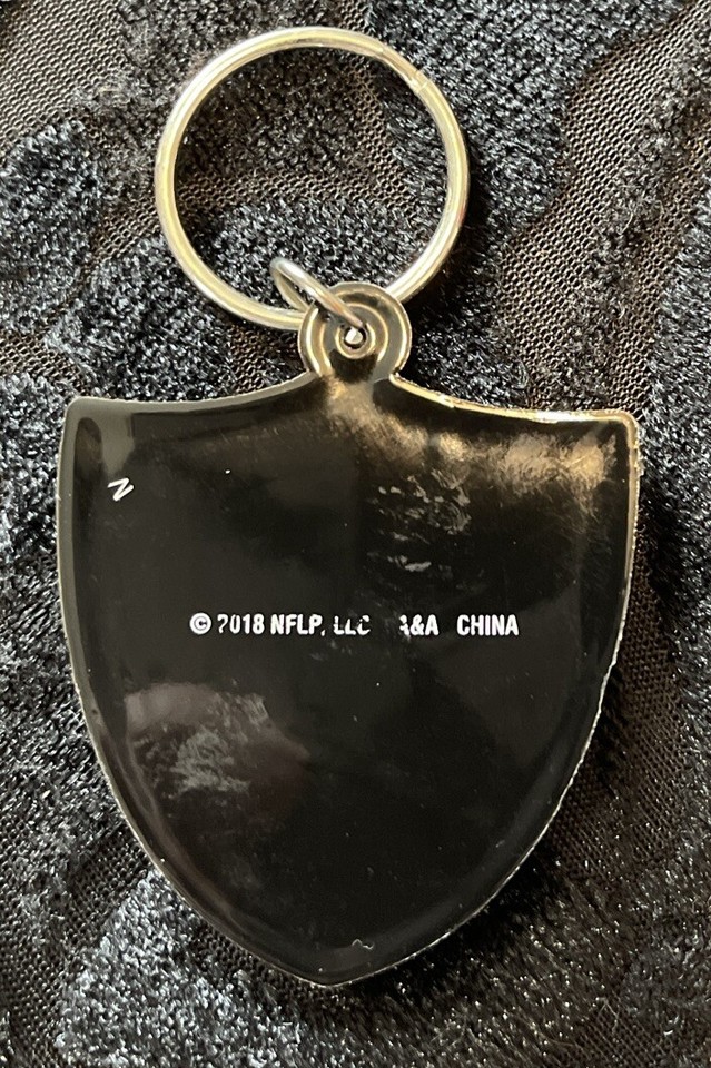 Oakland Raiders Sword Logo Rubber Flexi Soft Key Chain NFL Football ...