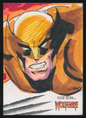 2023 Fleer Ultra Wolverine Sketch Joe Rubinstein 1/1 | eBay