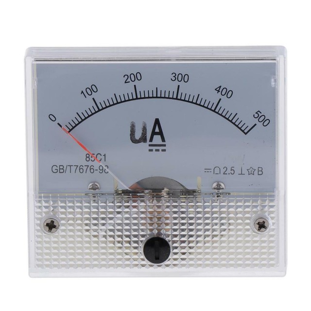 Accuracy 85C1-uA Micro Amp Meter Ammeter Tester DC Analog Current Panel ...