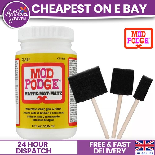 MOD PODGE MATTE - Waterbased Craft Decoupage Adhesive Glue Sealer ...