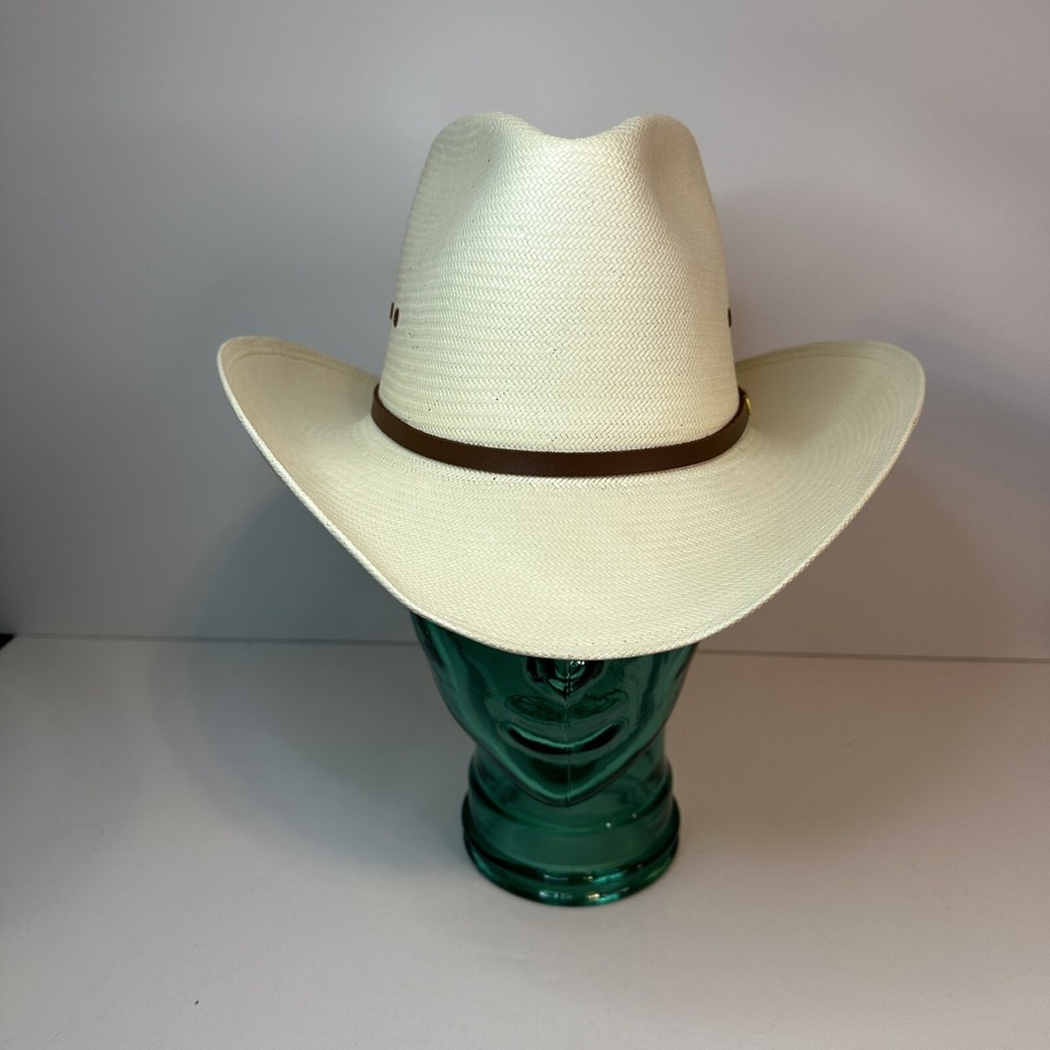 RESISTOL BIG SPENDER 10X PINCH FRONT STRAW COWBOY HAT | eBay