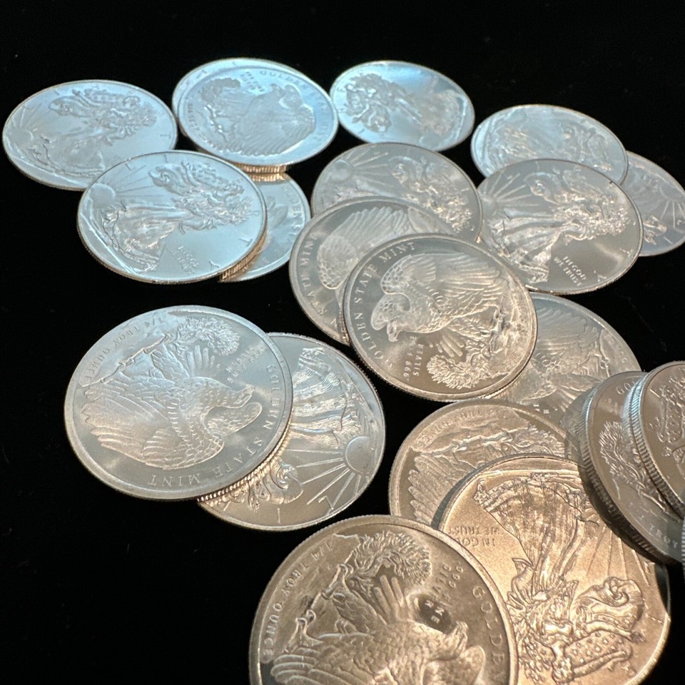 1/4 oz .999 FINE Silver Round Walking Liberty Design GSM .25 OZ Silver ...