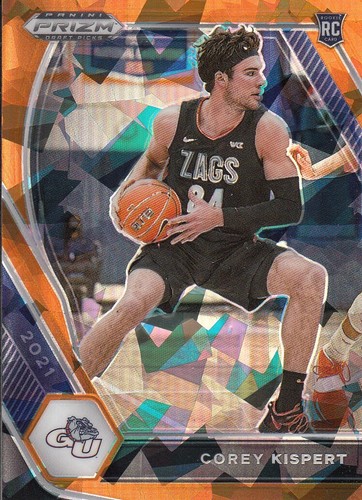 COREY KISPERT 2021 Panini Prizm Draft Picks #8 ROOKIE RC orange ice ...