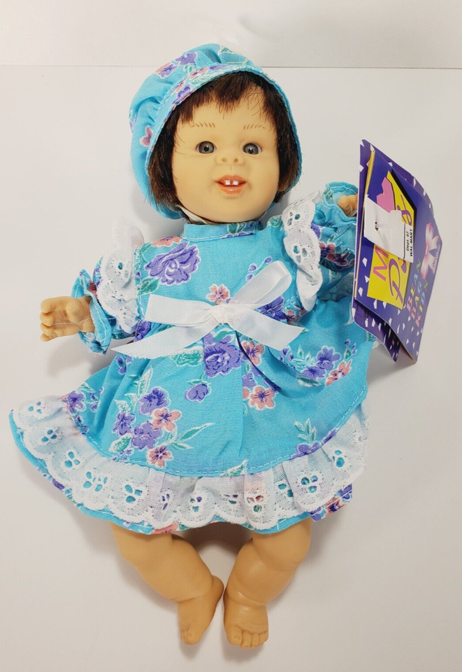 LOT 4 NEW Gi-Go GIGO Toys My Pals Bean Bag Kids Vinyl Baby Dolls 8" w ...