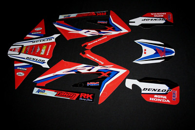 HONDA CRF250X 2004-2017 MX GRAPHICS KIT DECALS KIT STICKER KIT BUBBLE ...
