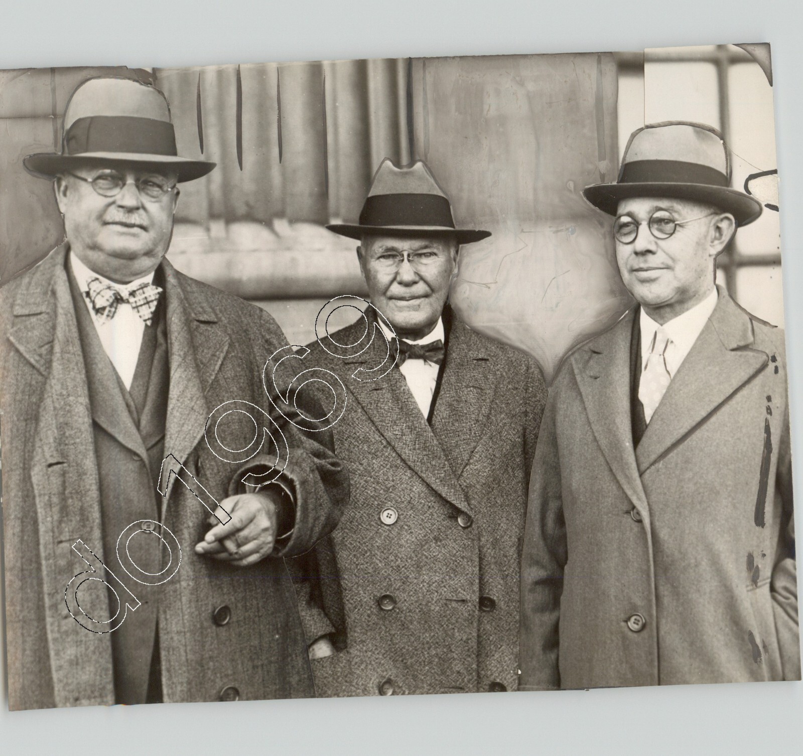 VINTAGE Rare 1930 Press Photo JB KING & JS ASHLEY Pioneer Steamship Company | eBay