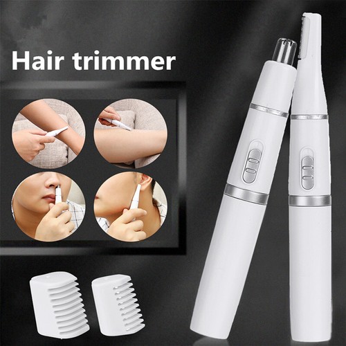 Electric Nose Ear Hair Trimmer Eyebrow Shaver Beard Clipper Face ...