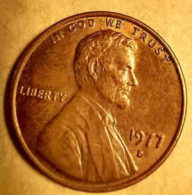 RARE 1977 D LINCOLN PENNY ERROR ON D - Almost All Filled In | eBay