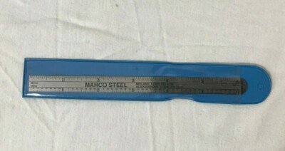 6" Satin Chrome Ridgid Rule (162-002) 6R Graduation | eBay