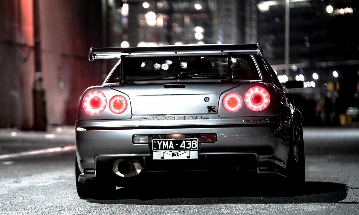 NEW JDM LED Taillight Nismo Style FOR Nissan Skyline R34 GTR GTT Tail ...