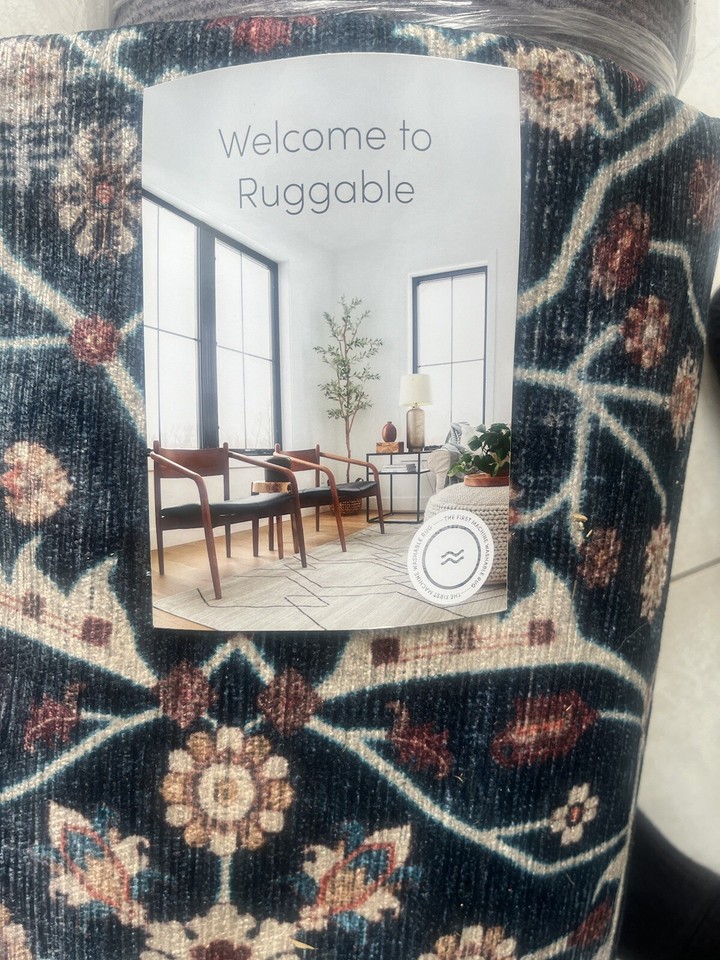 Celestine New Ruggable Beautiful Large Rug 8ftx10ft Machine Washable ...