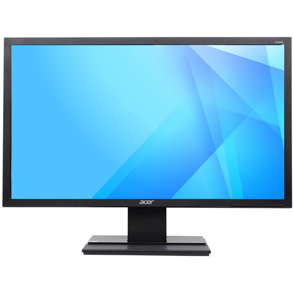 Acer V246HL 24in 1920x1080 Full HD 16:9 DVI VGA DP Desktop Computer ...