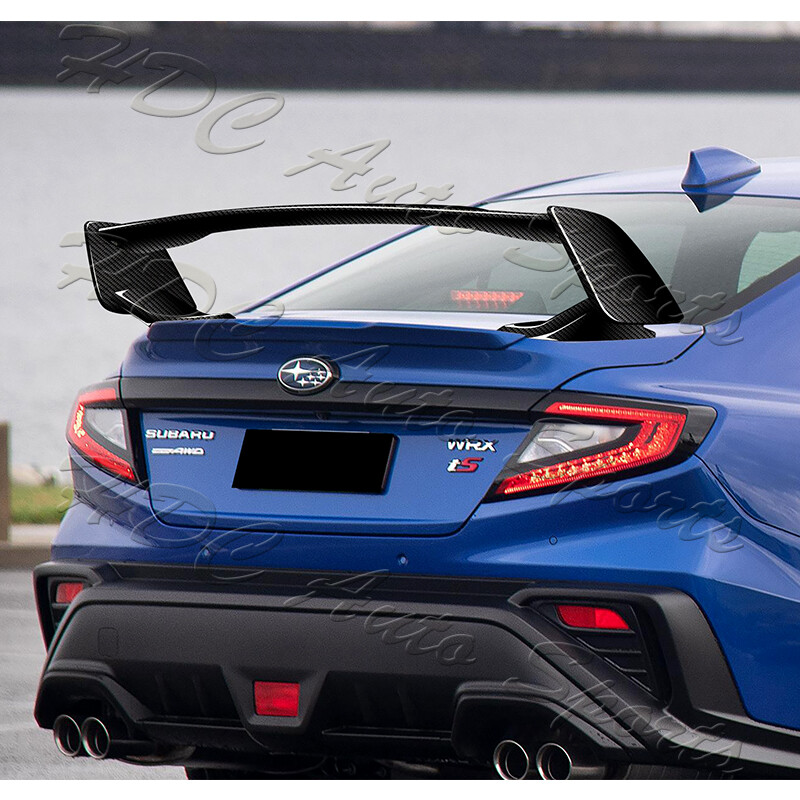 For 2022-2024 Subaru WRX STi-Style Real Carbon Fiber Rear Trunk Spoiler ...