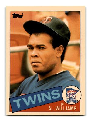 Al Williams 1985 Topps Tiffany #614 Print Run 7,000 Minnesota Twins NM ...
