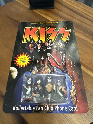 Vintage 1996 Kiss All Access Phone Calling Cards Creative ...