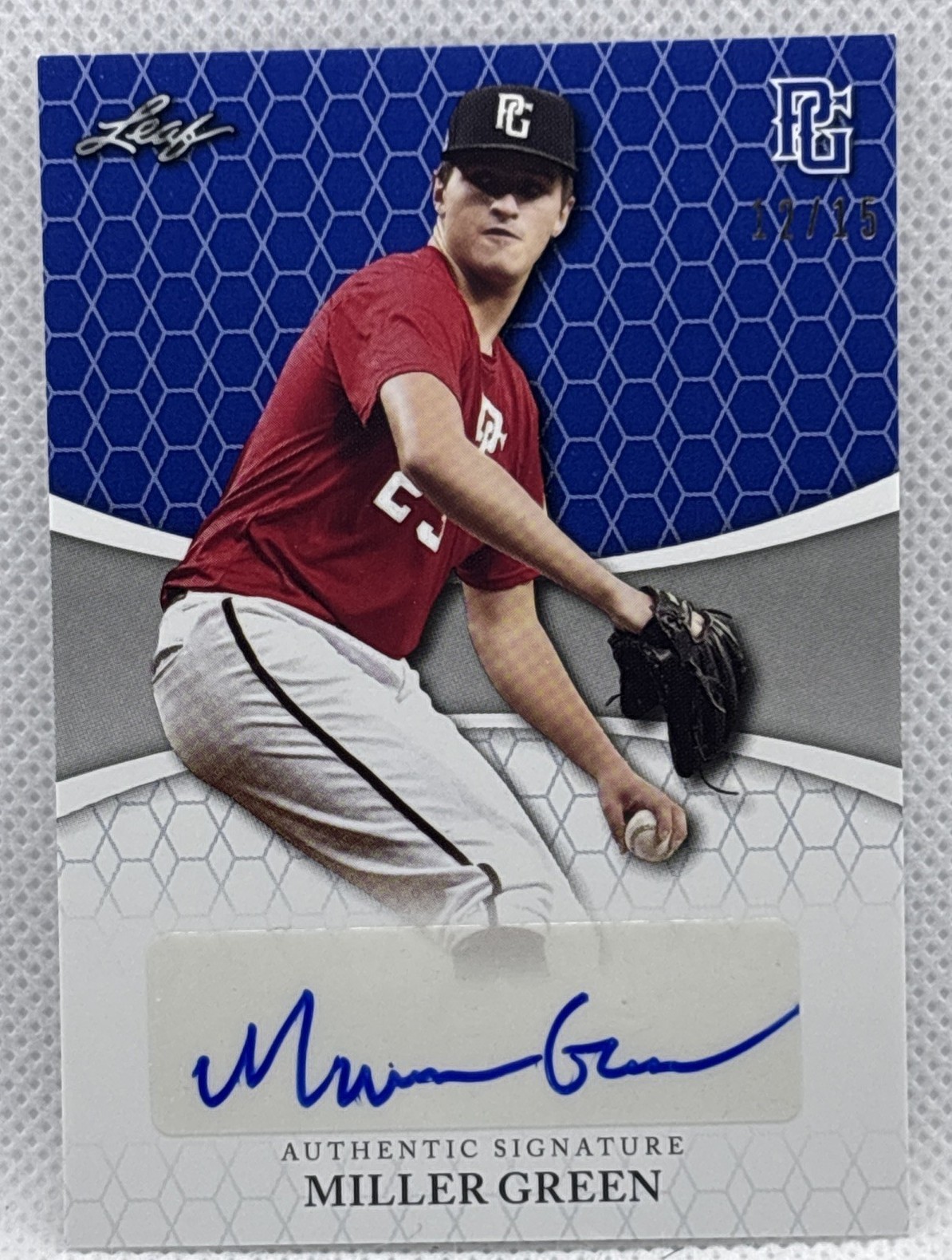 2022 Leaf Perfect Game National Showcase - Autographs Miller Green #BA ...