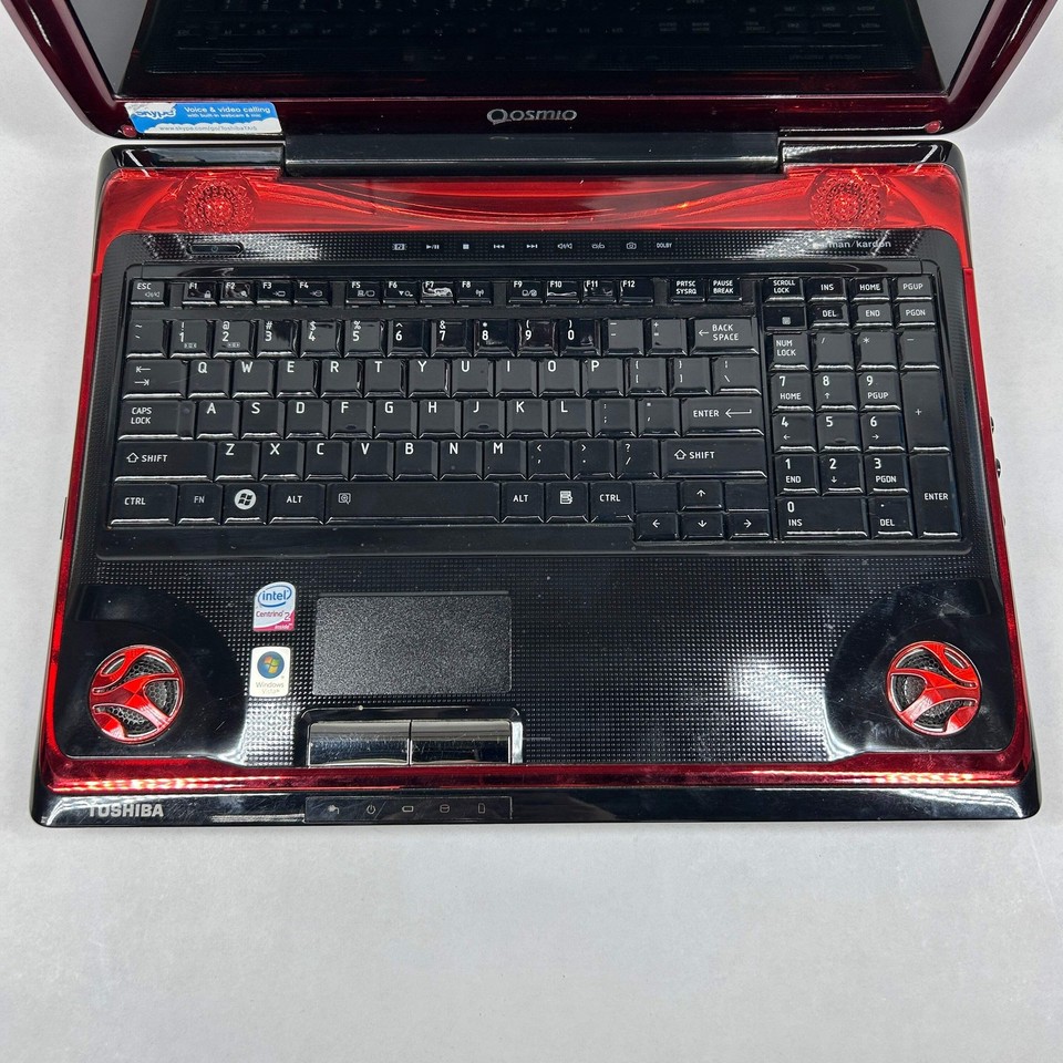 Toshiba Qosmio X305-Q705 17" Core 2 Duo P7350 4GB RAM GeForce 9700M GTS ...