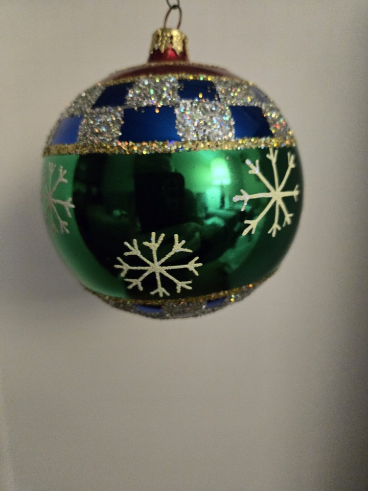 Christopher Radko christmas ornament round ball | eBay