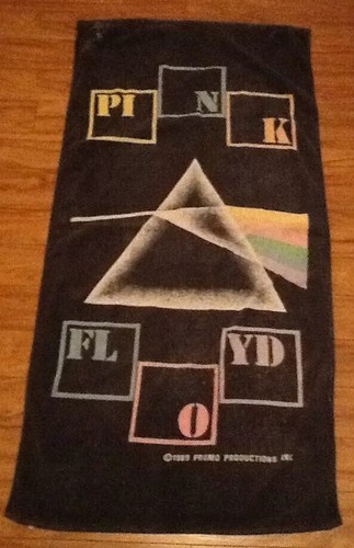 Vintage 1989 Promo Productions Pink Floyd Beach Towel Dark Side of The ...