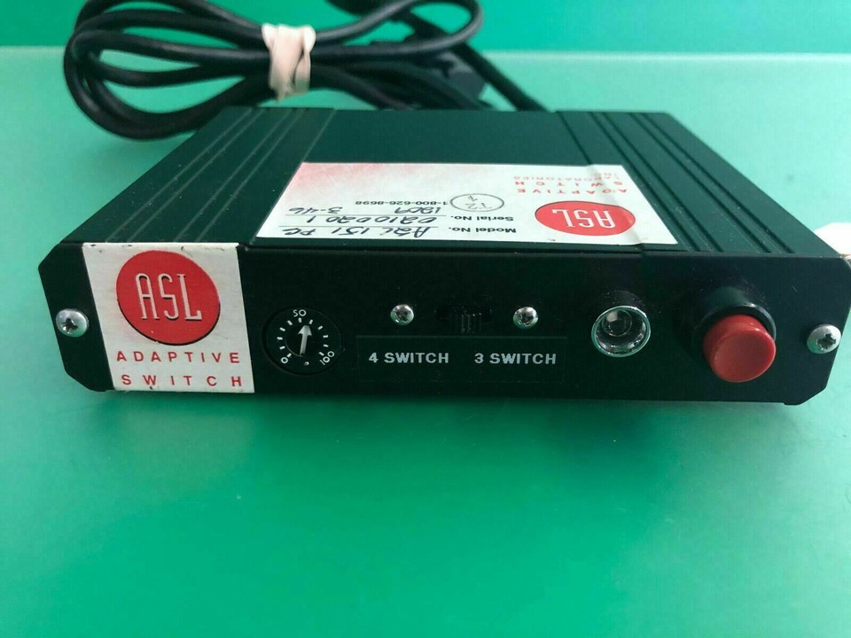ASL Adaptive Switch Laboratories INC. for Power Wheelchair #D182 | eBay