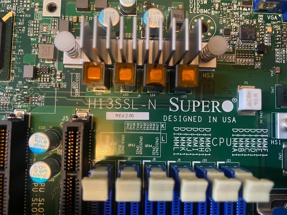 Supermicro MBD-H13SSL-N-B Motherboard SoC H13 AMD EPYC UP SP5 up to ...